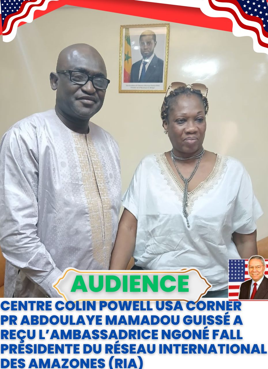 Ngoné Fall, Présidente du RIA nommée Ambassadrice et Conseillère ...